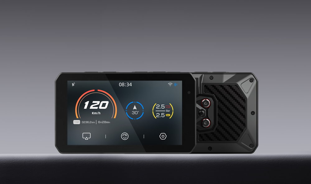 AIO-5 Play：バイクライフの革命。音楽やナビなどミラーリング可能なディスプレイ